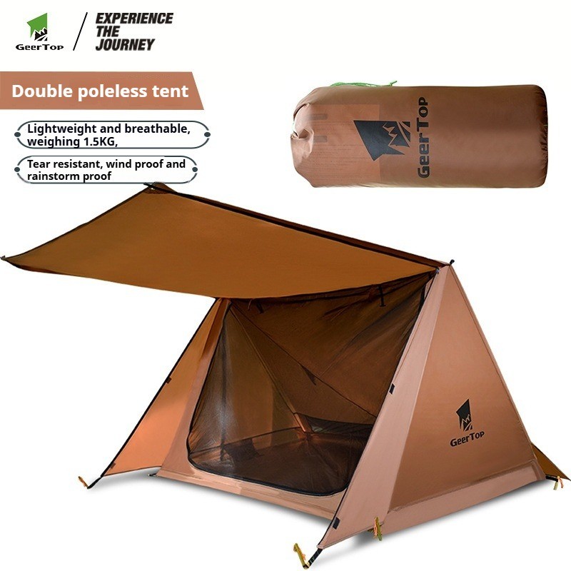 Geertop Double-layer Camping Tent 2-person Outdoor Tent Lightweight 1 ...