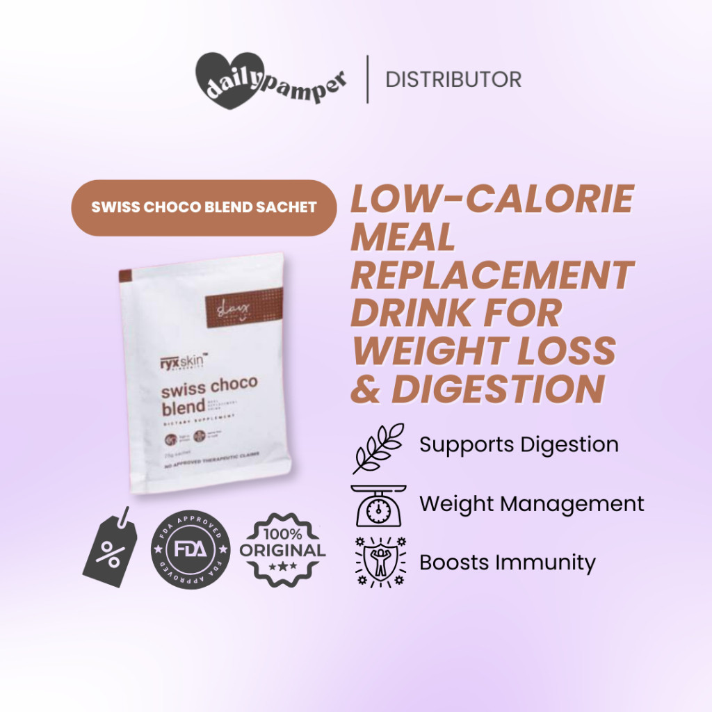 Ryx Skin Swiss Choco Blend | Protein & Fiber | Meal Replacement ...