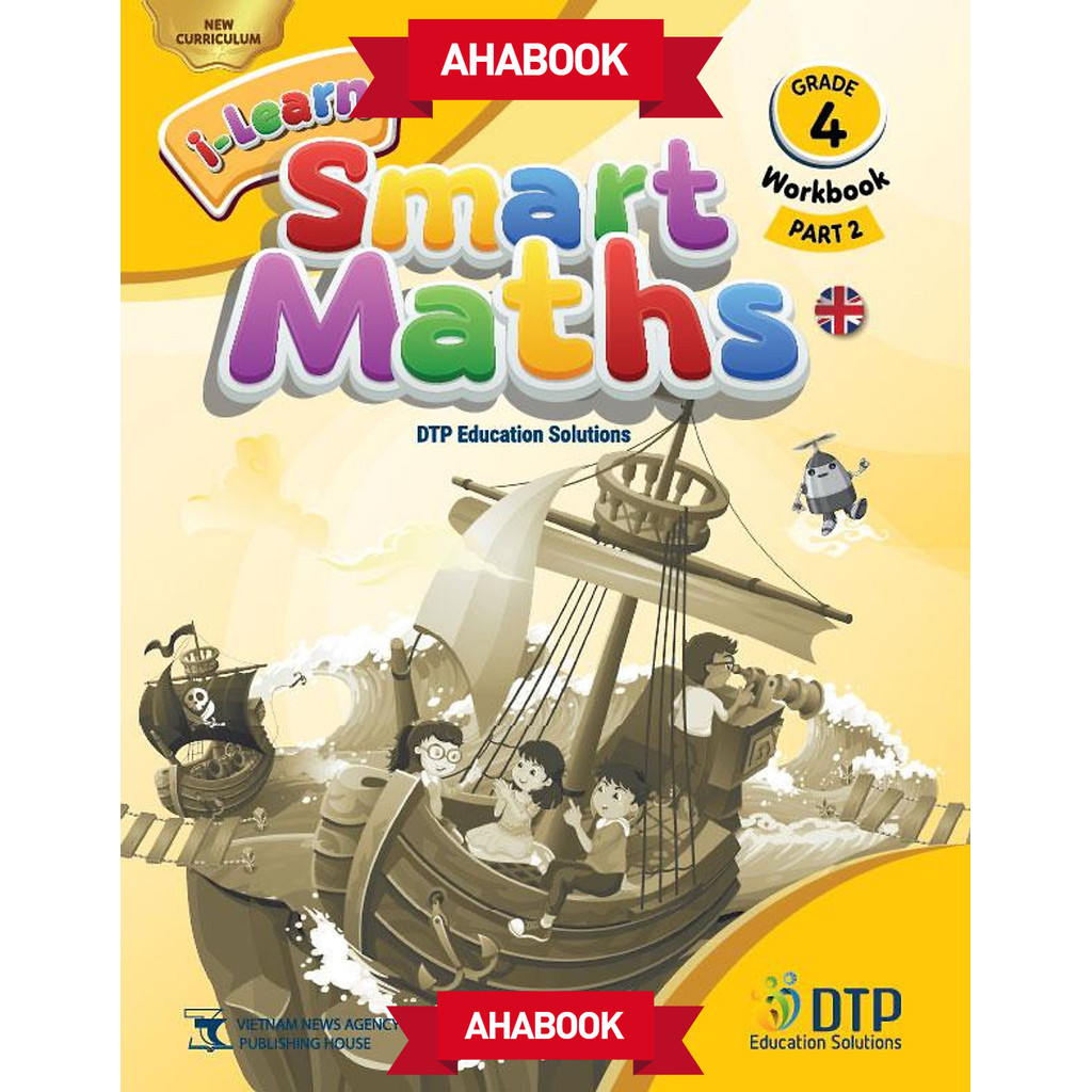 Aha - i-Learn Smart Maths Grade 4 Workbook Part 2 - Color book - Genuine | Shopee Philippines