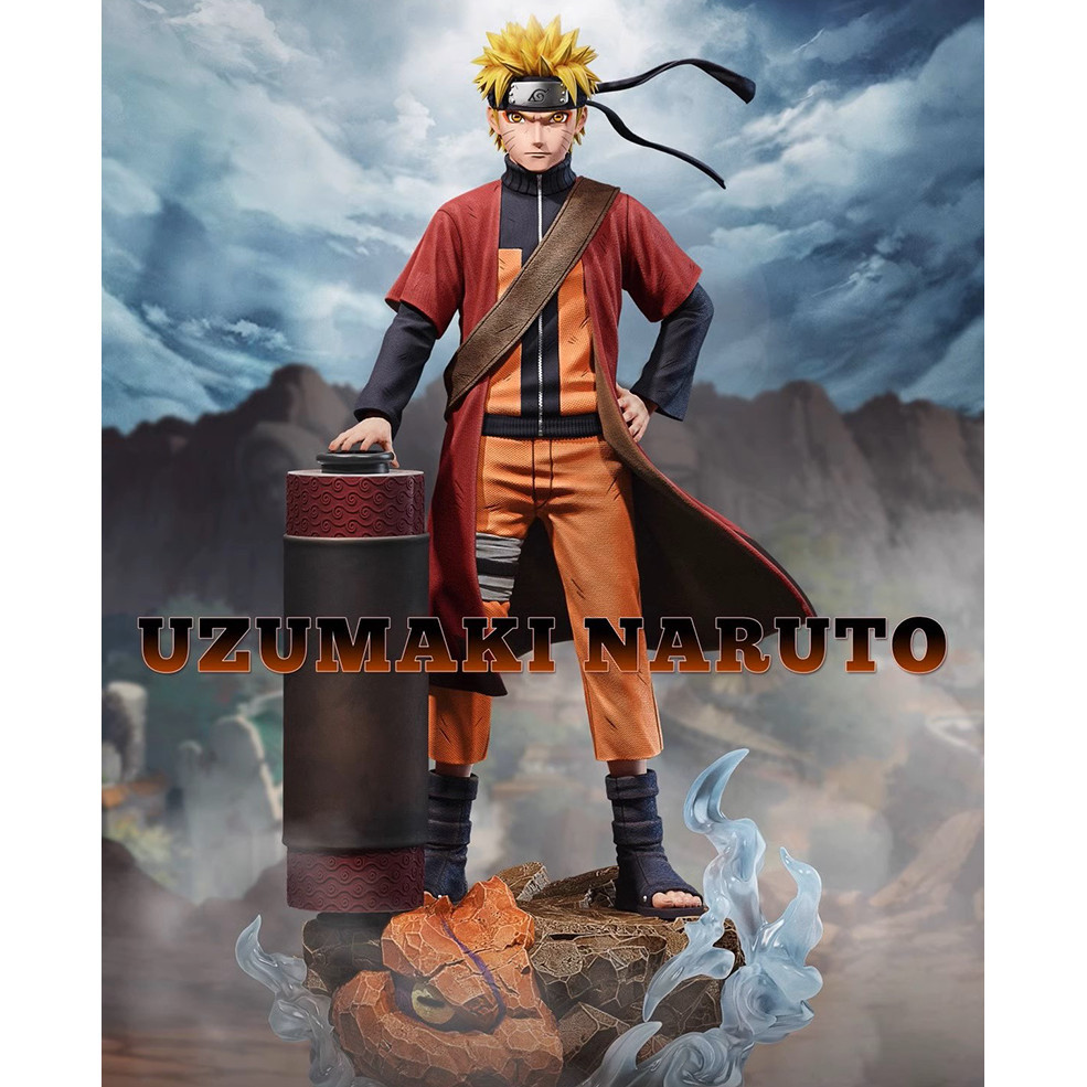Anime Naruto Figure Naruto Rikudousennin Modo Uchiha Sasuke Cursed Seal ...