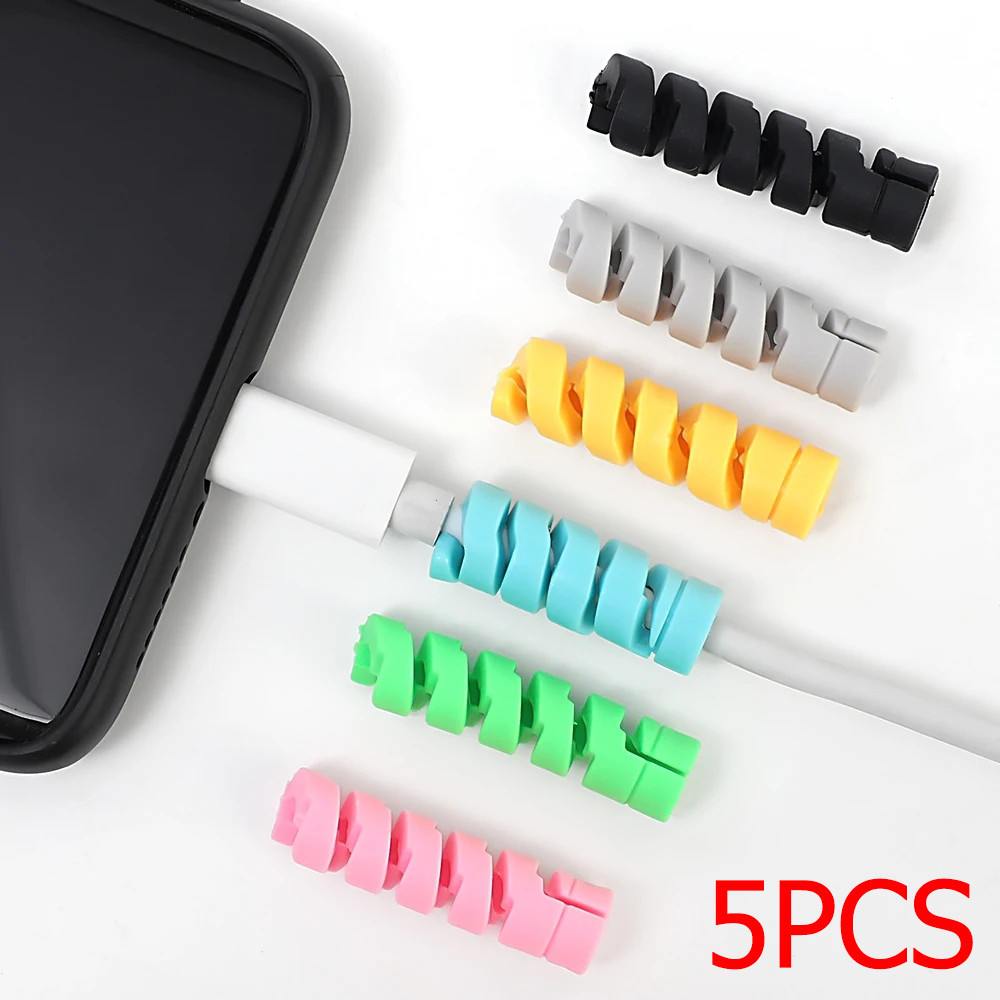 5pcs Charging Cable Protector for Phone Charger Cord Management ...
