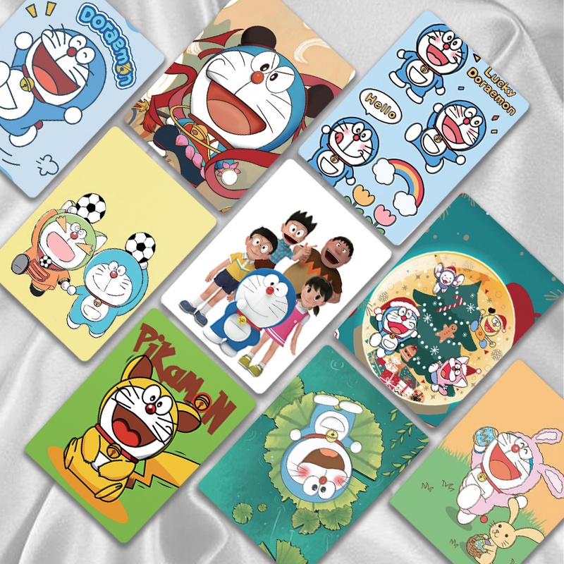 50-55pcs Manga Manhwa Laser Holographic Lomo Cards Doraemon Haikyuu ...