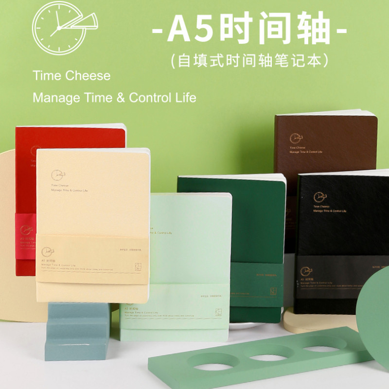 Kinbor New Timeline A5 Handwritten Ledger Self filled Record Book Hot ...