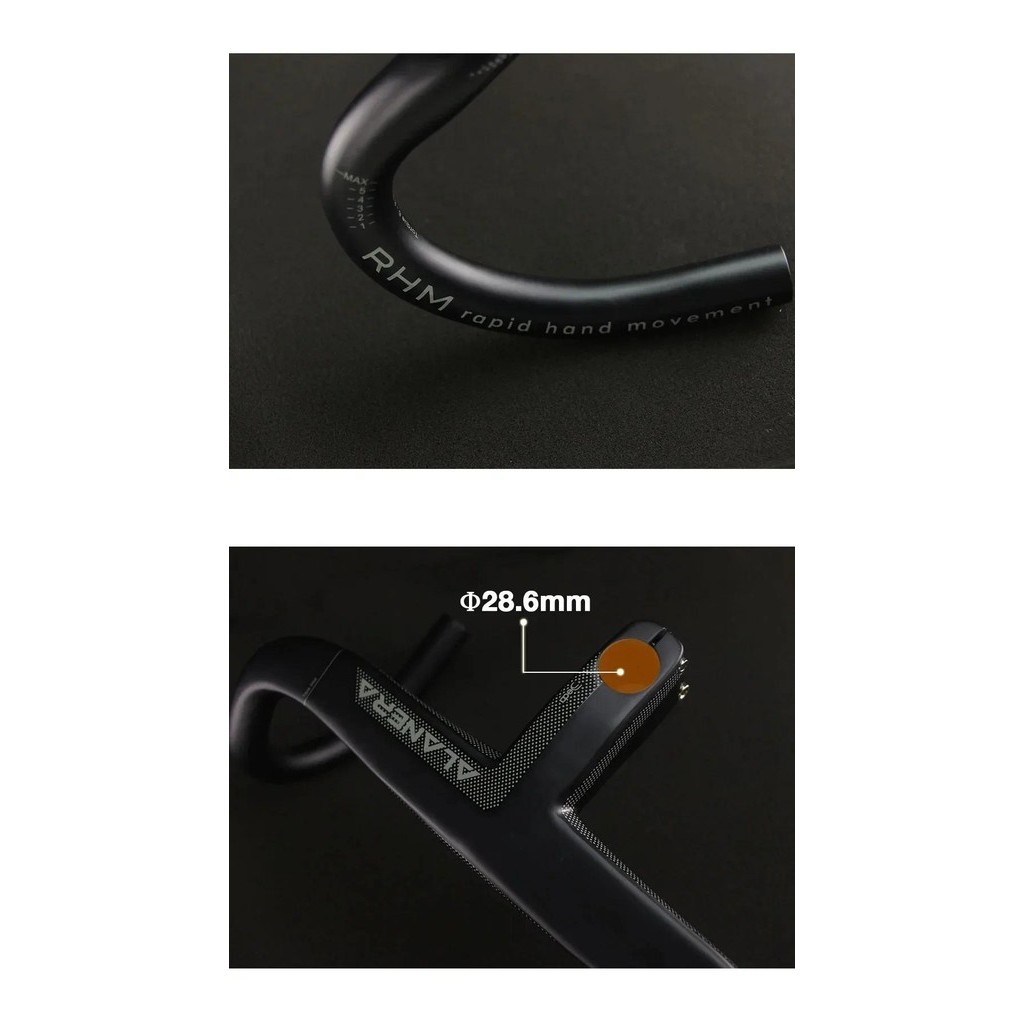 DEDA ALANERA Full Carbon Road 380-440mm Full Internal Wiring Integrated ...