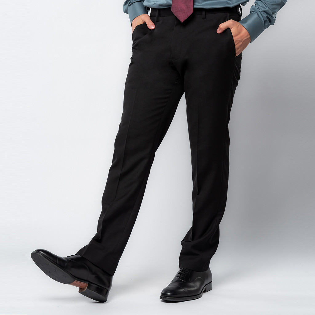 WHARTON SLIM-FIT TWILL TROUSERS | Shopee Philippines