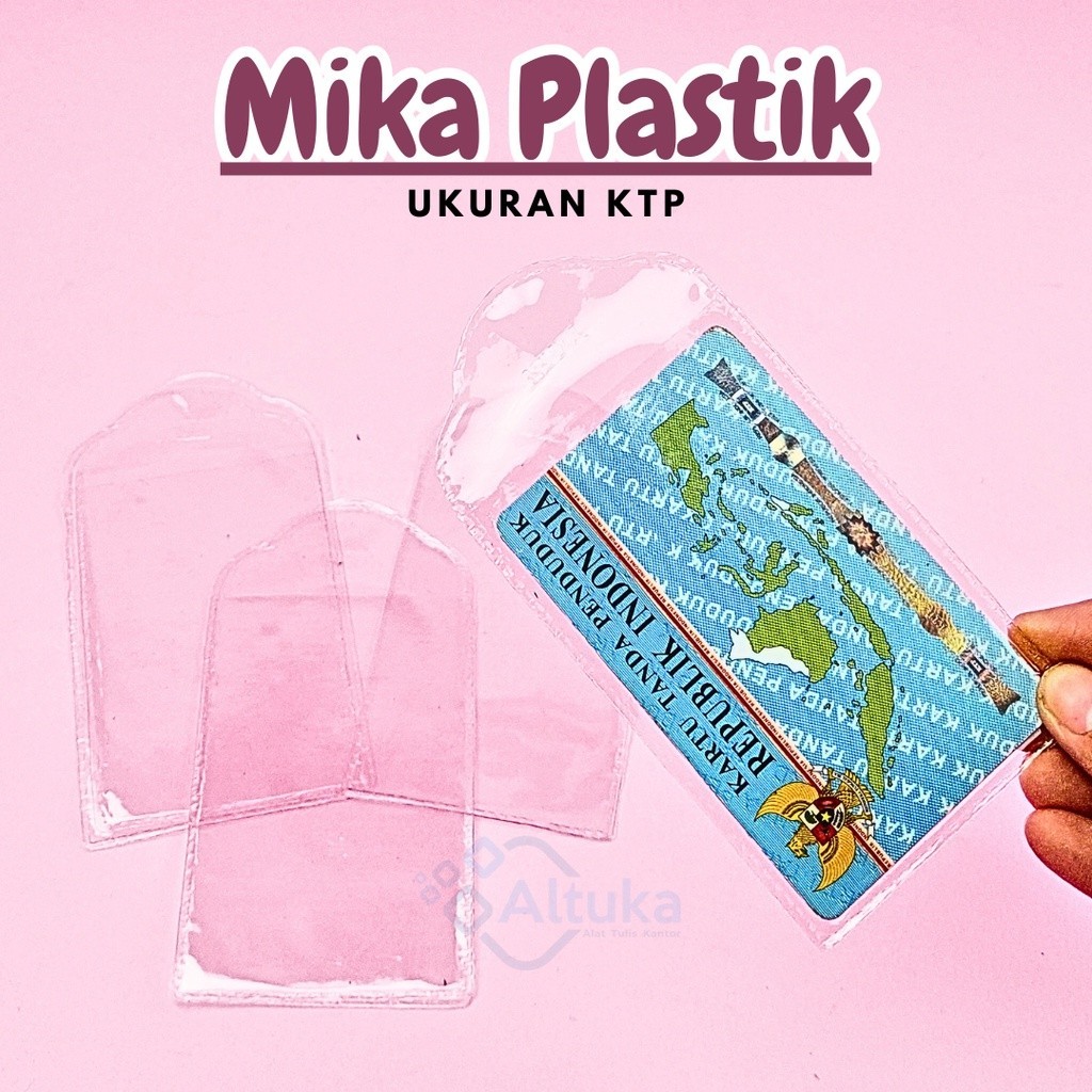 Plastic Mica Plastic Cover KTP ID Card | Shopee Philippines