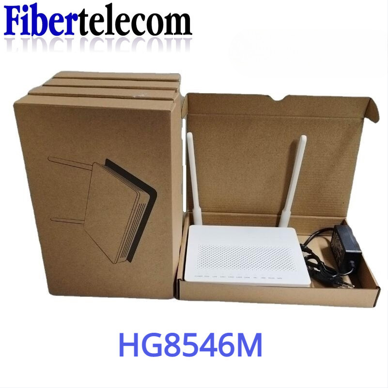 5PCS HG8546M GPON EPON XPON ONU FTTH Modem Router Bare Metal 1GE + 3FE + 1tel + Wifi English ...