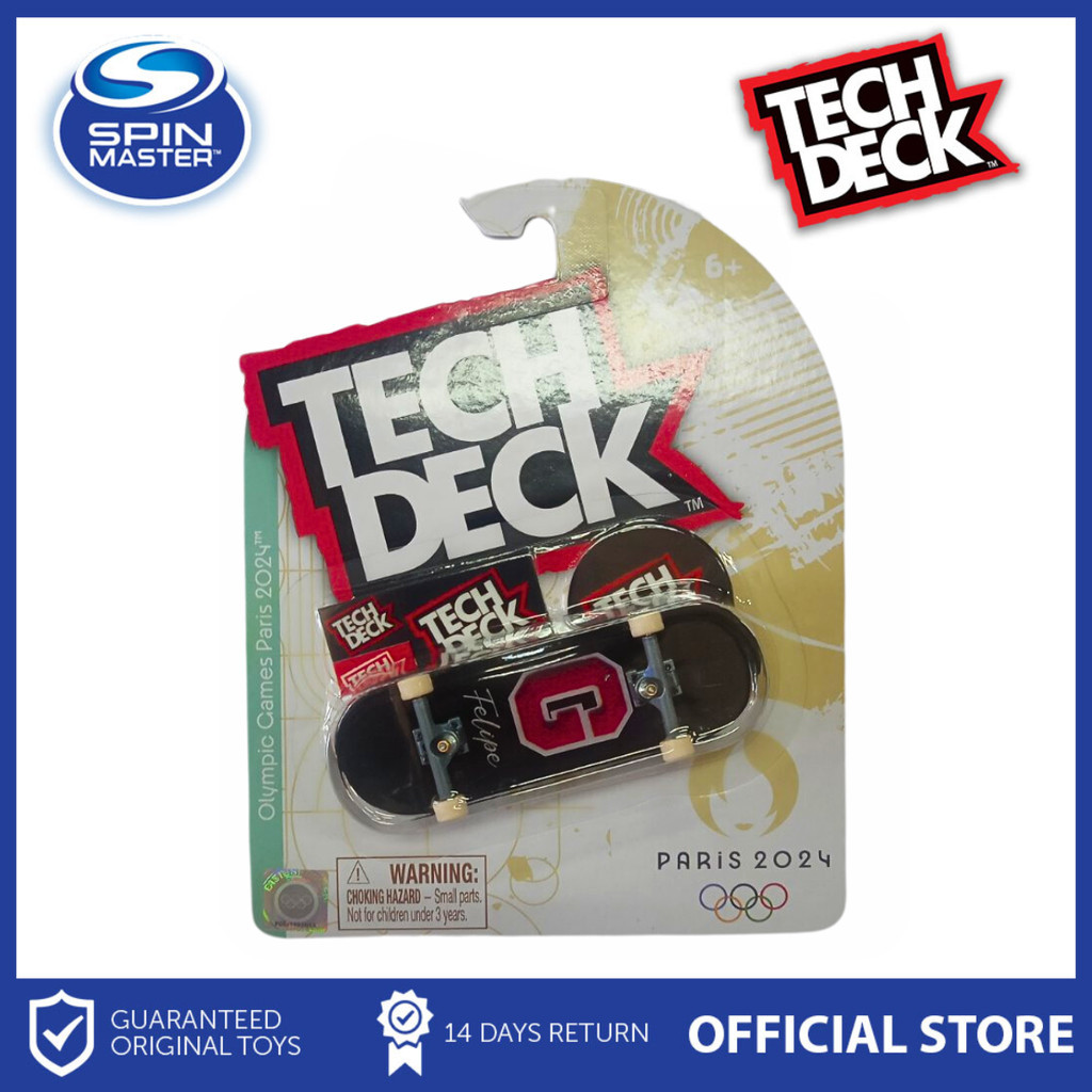 Tech Deck 96mm Basic Board Olympics Games Paris 2024 Mini Fingerboard ...