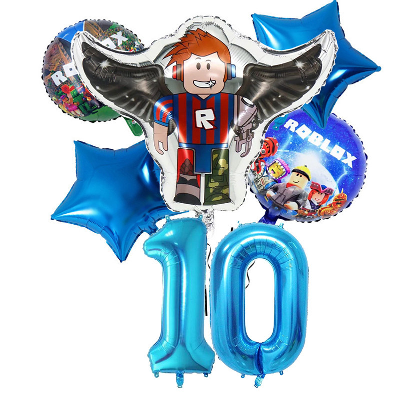 Roblox balloon set children's birthday party supplies, 1-10 year old ...
