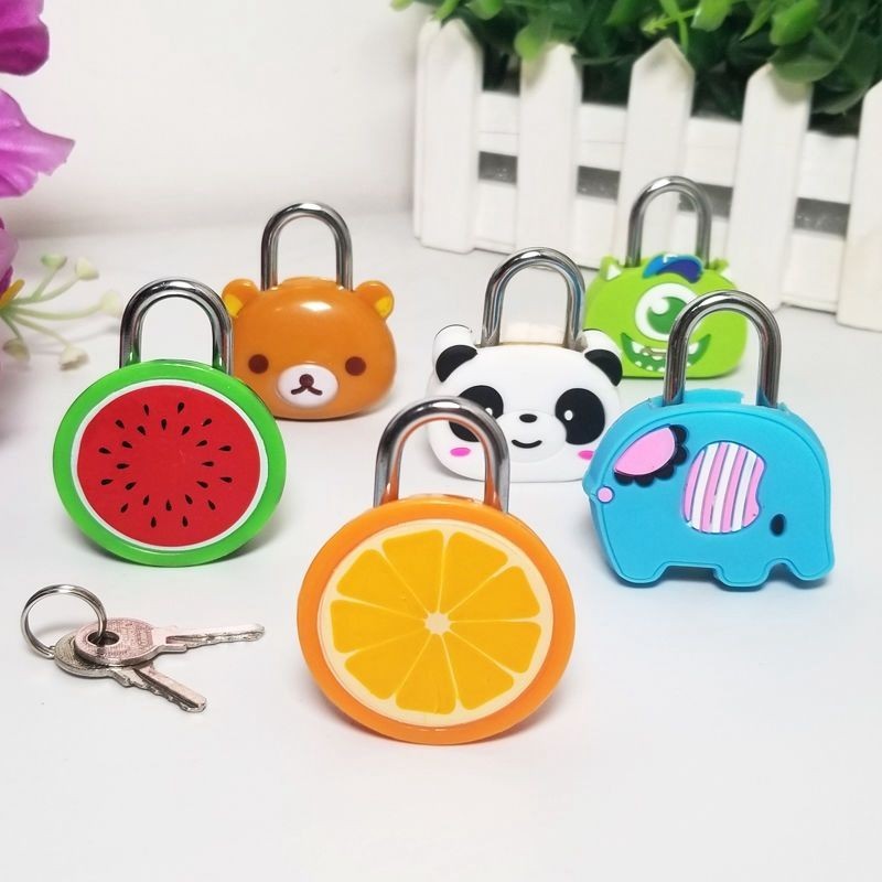 Creative Anti-theft Combination Lock Cartoon Padlock Cute Doll Padlock ...