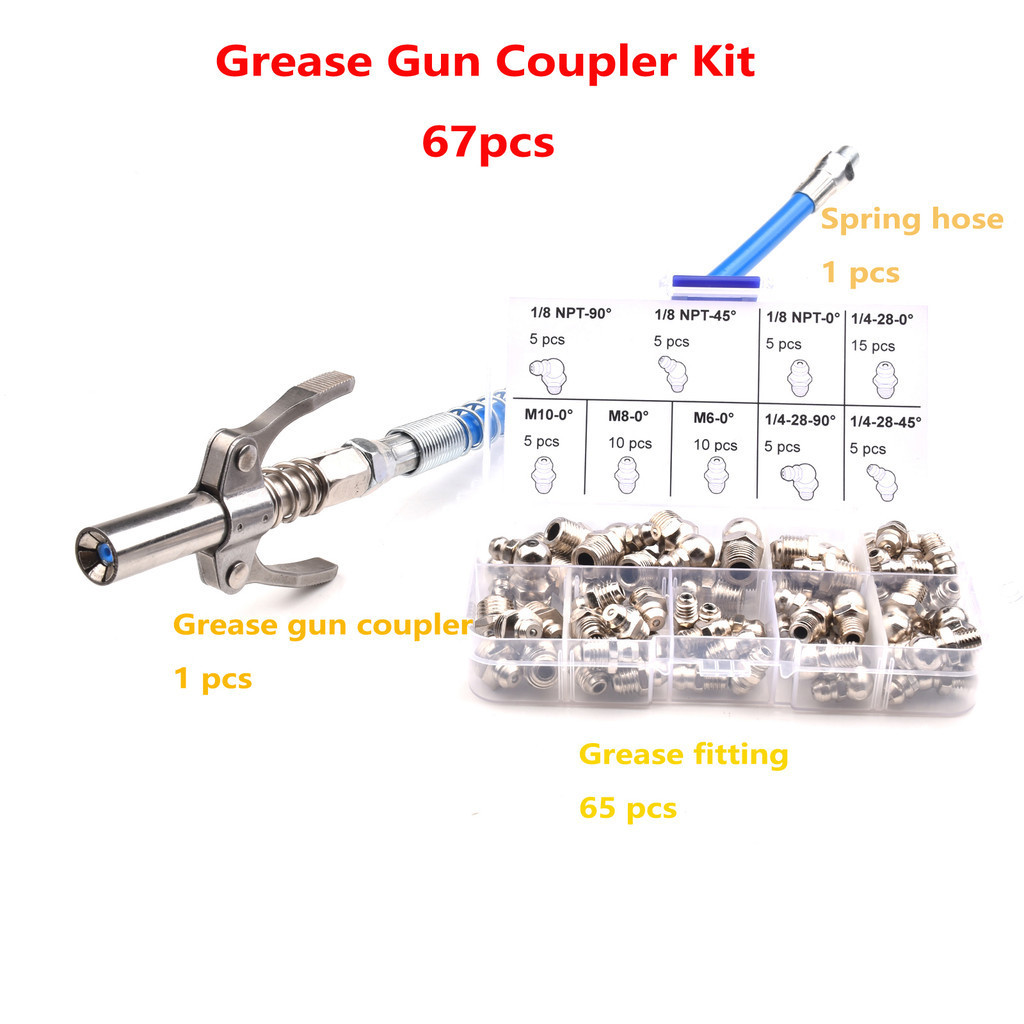 Grease Nozzle Head Self-Locking Grease Injection Nozzle New Grease ...
