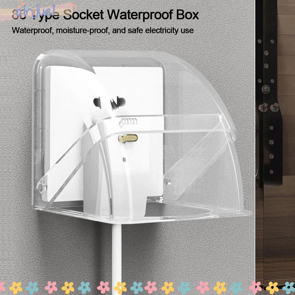 QINJUE1 Switch Protective Cover, Wall-mounted Plastic Socket Waterproof ...
