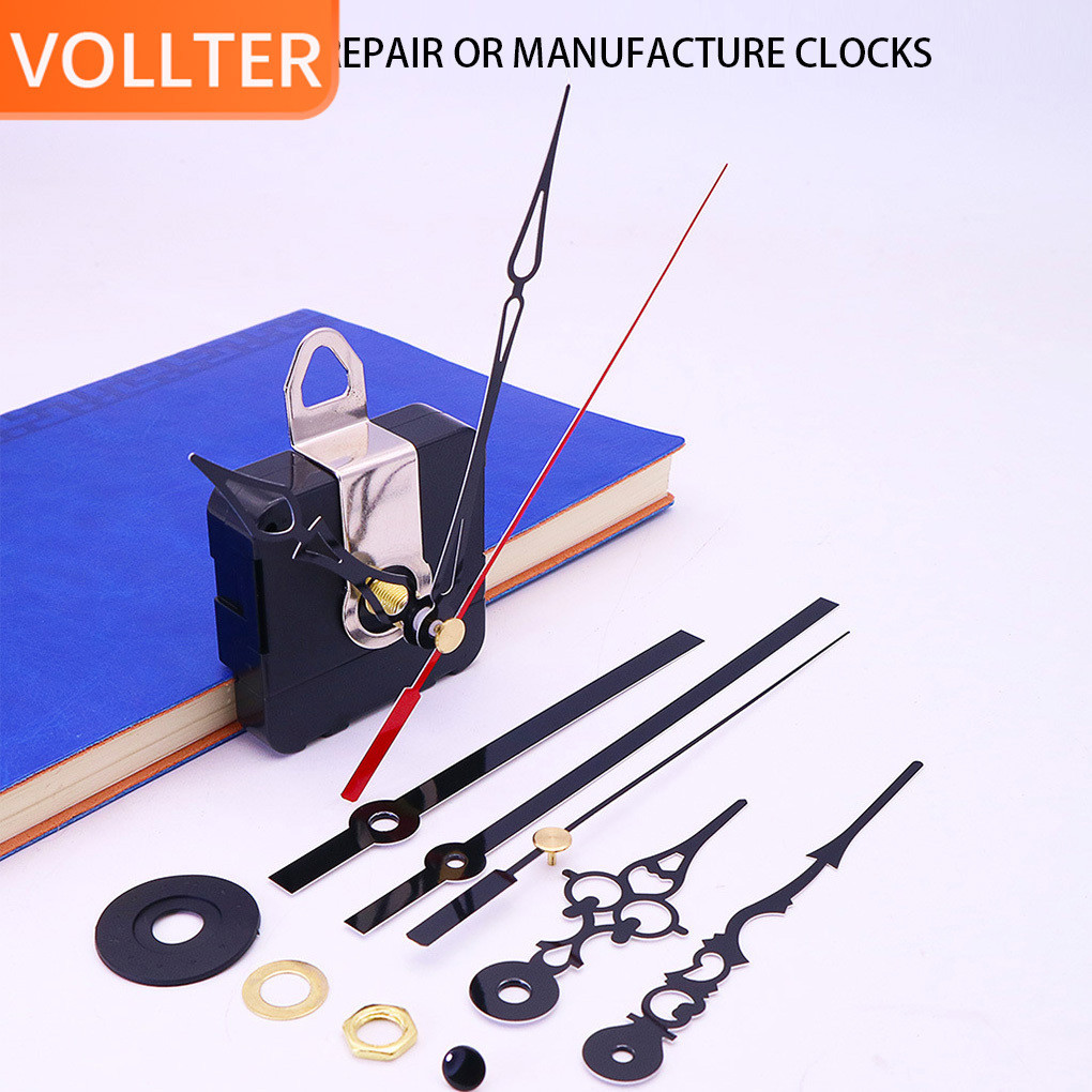 1/2/3 Clock Motor Movement Wall Clock Mechanism Pointers Kit Minute ...