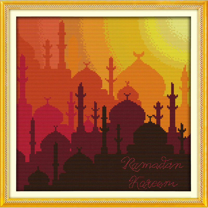 Joy Sunday Cross Stitch Complete Kits The Muslim Holy Month of Ramadan ...