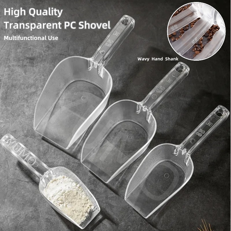 Rice Scoop Ice Scooper Acrylic Food Measuring Scoop Multifunctional ...