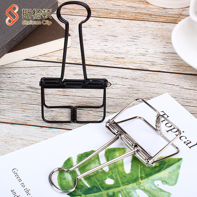 5Pcs Wire Binder Clips Cute Paper Clips Large Medium Small Office Study ...