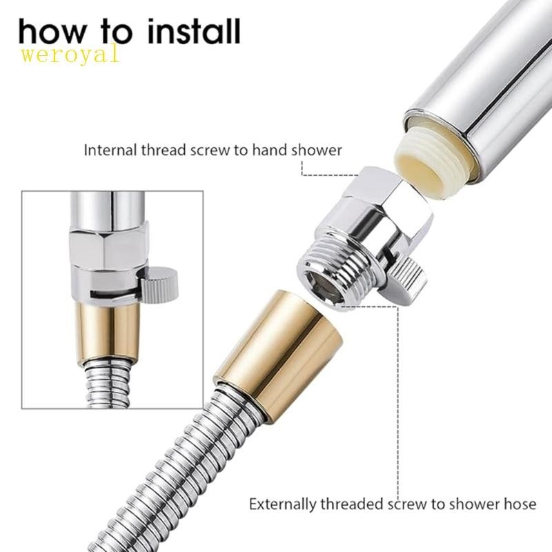 weroyal Shower Head Shut-off Valves Replacement Part 1 2 Inch Metal ...