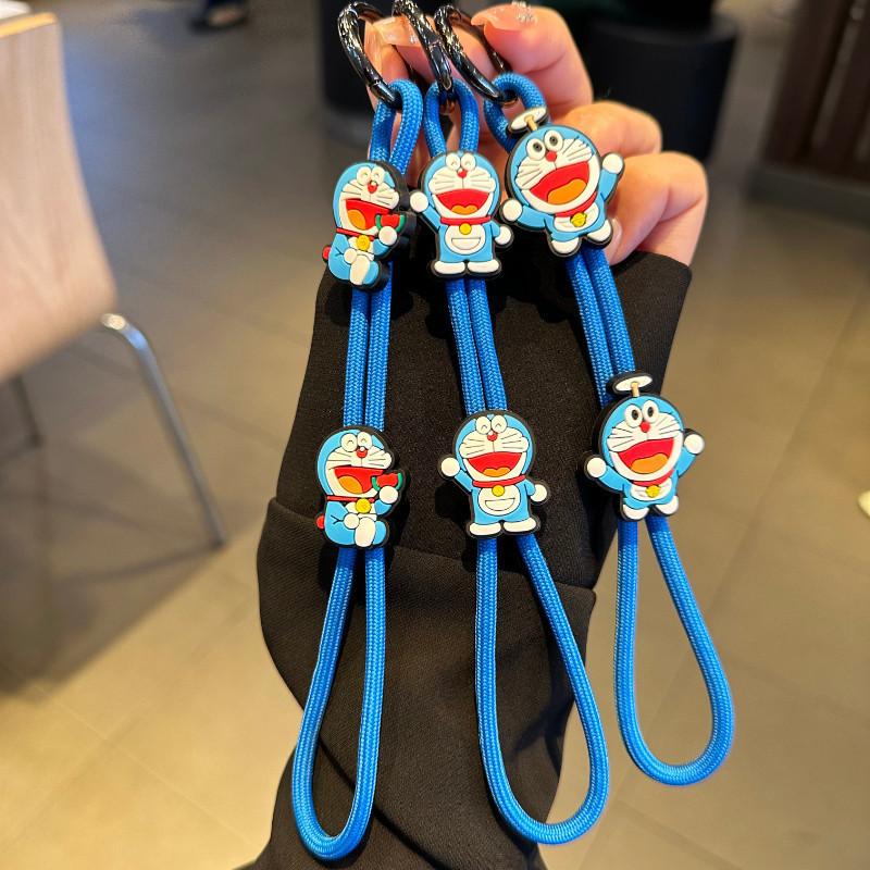 Doraemon mobile phone rope outdoor Camera lanyard Wrist strap female ...