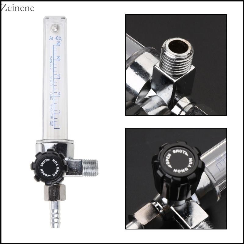 Zein Quality 1 4PT Thread 7mm Argon Gas Flow Meter Welding Regulator ...