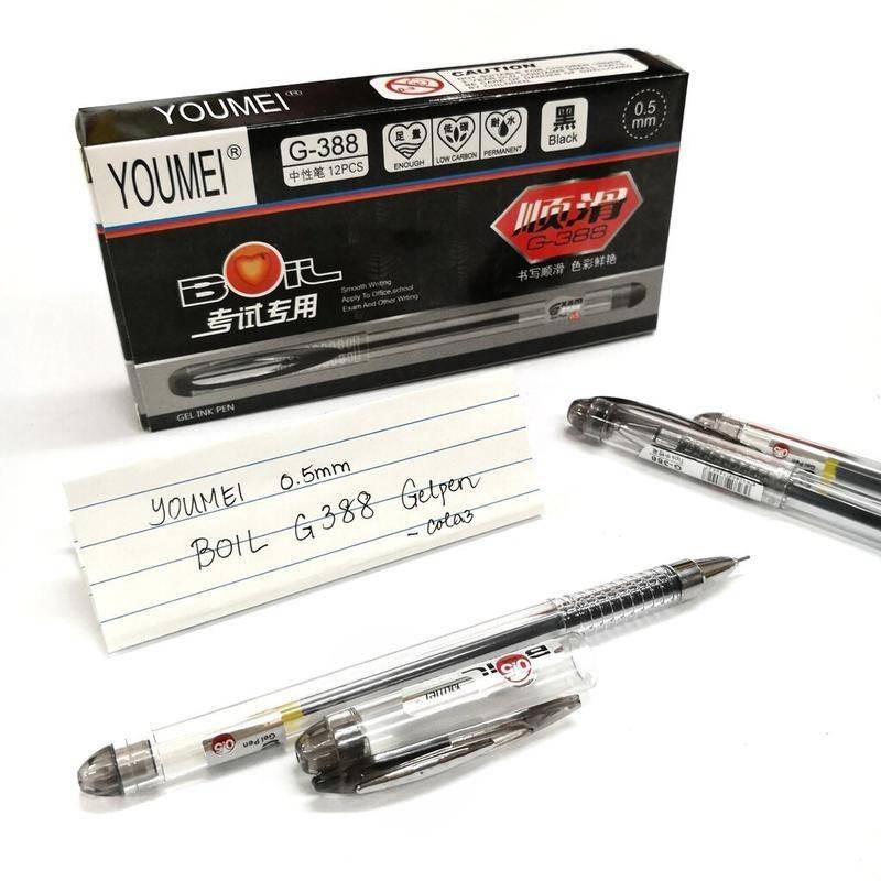 12pcs Sign Pens 0.5mm G-388 Boil Gel Ink Pen School Supplies Office ...