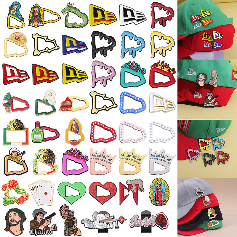 Retro Hat Decoration New Era Brooches Fashion Baseball Cap Clip ...