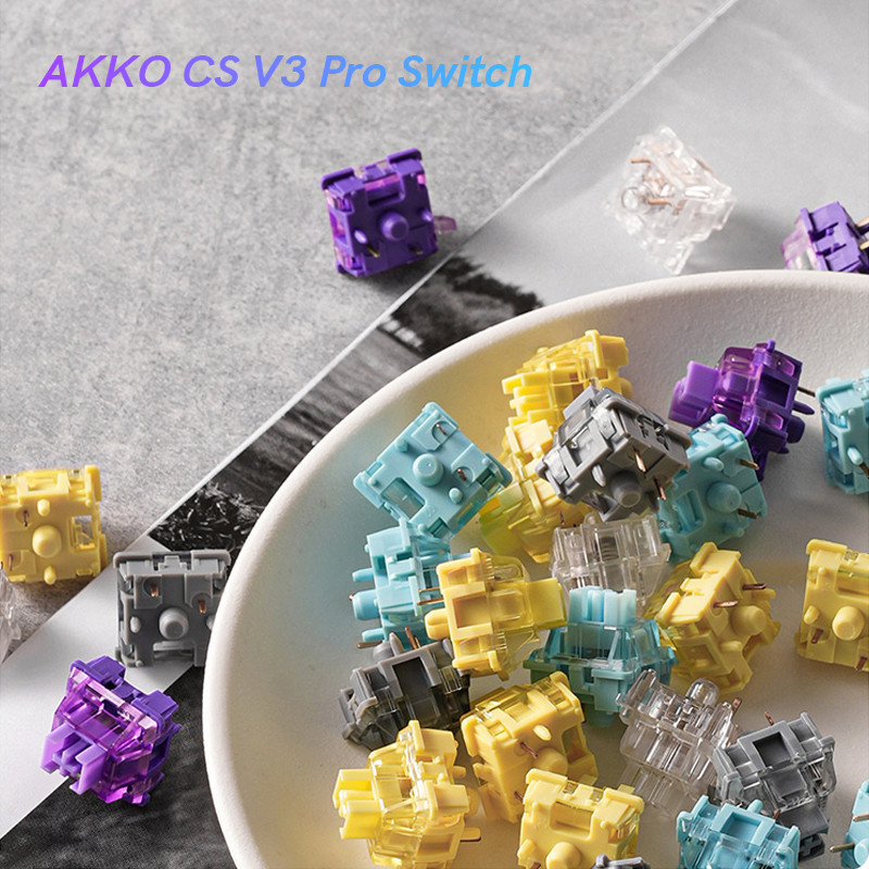 45Pcs/1Pcs Pack Akko V3 Pro Switches Tactile / Linear Switch for ...