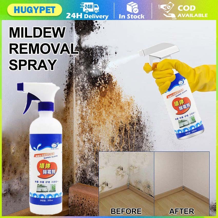 500ml Wall Mould Removal Spray Mildew Stain Remover Household Tile Mold ...
