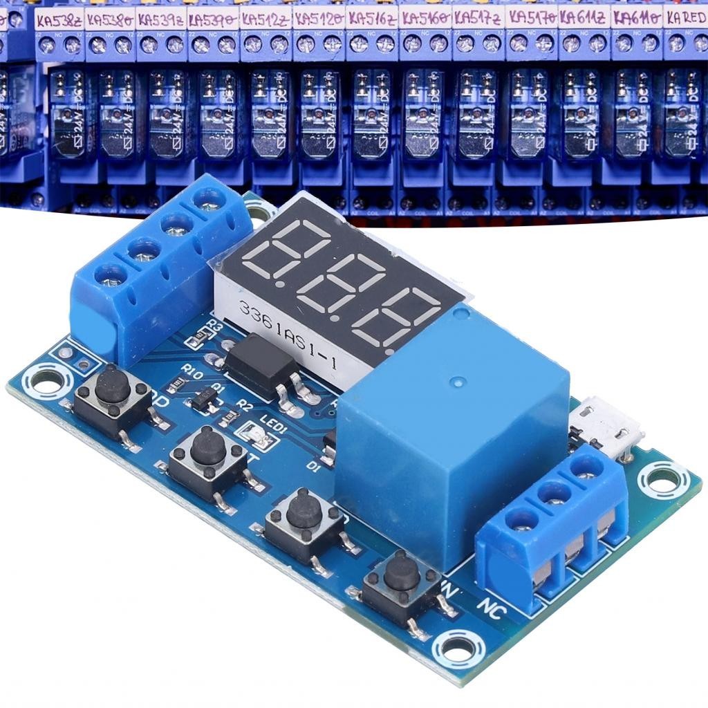Iuxishop DC 6-30V Relay Module Programmable Delay Off Cycle Timer Disconnect Trigger Opto ...
