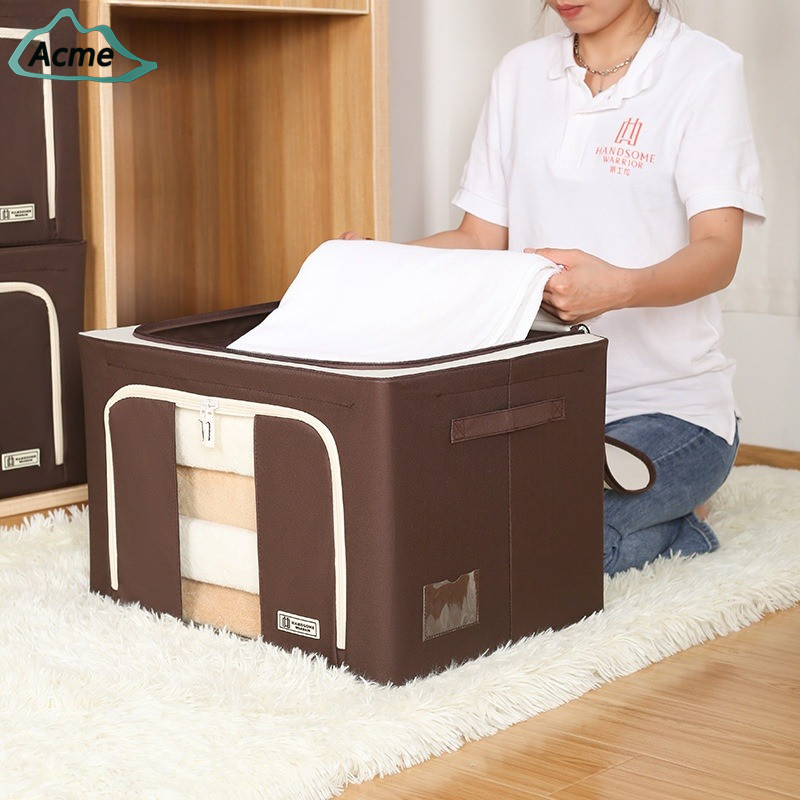 ACME 72L High Quality Storage Box Folding Clothes Storage Box Steel ...