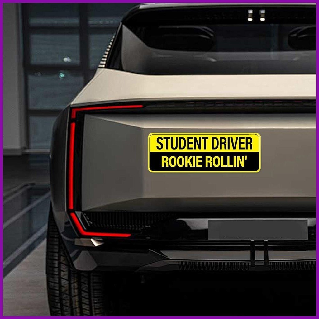 Student Driver Sticker Magnet for Car Student Driver Decal Driving ...