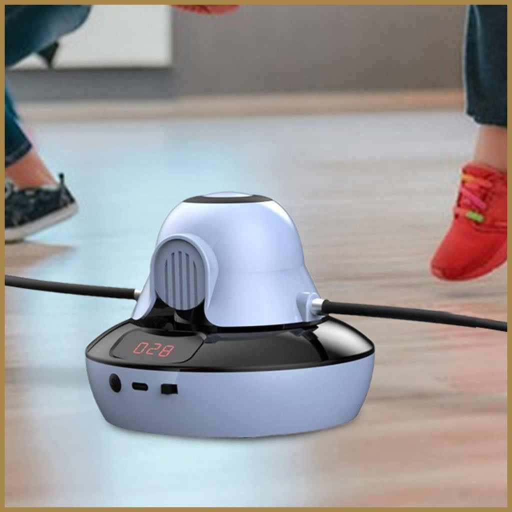 Digital Jump Rope with Counter 10 Adjustable Speed LED Display Electric ...