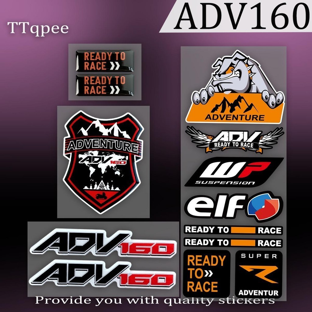 Honda ADV 160 decals,decals sticker,sticker emblem for motorcycle ...