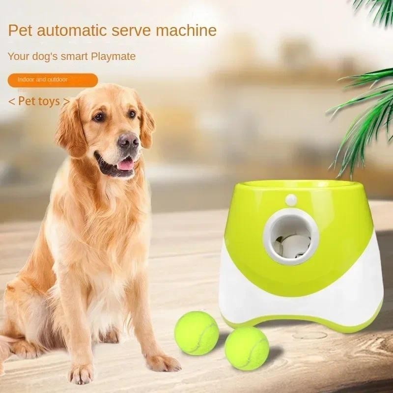 Automatic Pet Throw Jump Ball Dog Catapult Ball Launcher Dog Toy ...