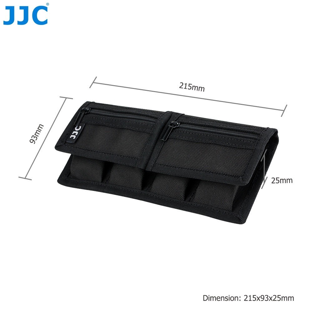 RQ＞JJC Camera Lithium Battery Pouch 2A/3A/14500/18650 Battery Bag with ...