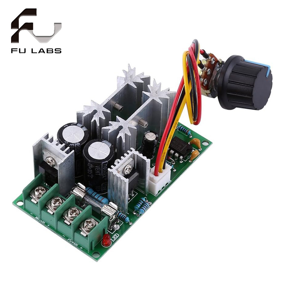 DC motor speed regulator 12V24V36V48V high-power drive module PWM ...