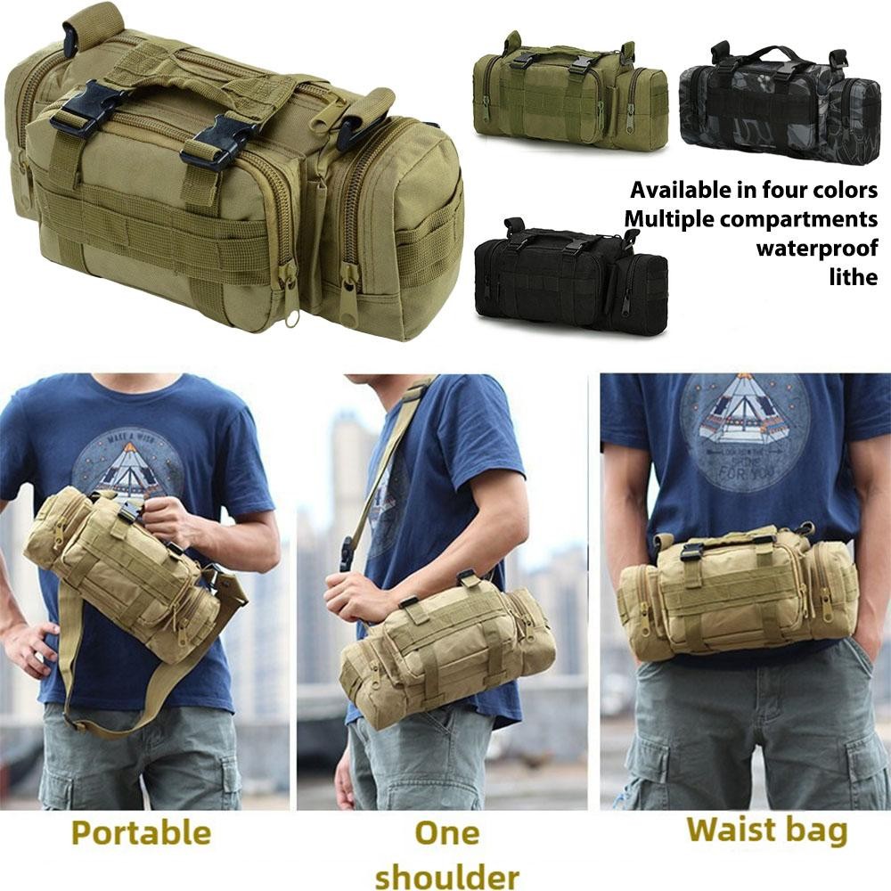 Men's Tactical Outdoor Multifunction bag Waterproof hikingbag Military ...