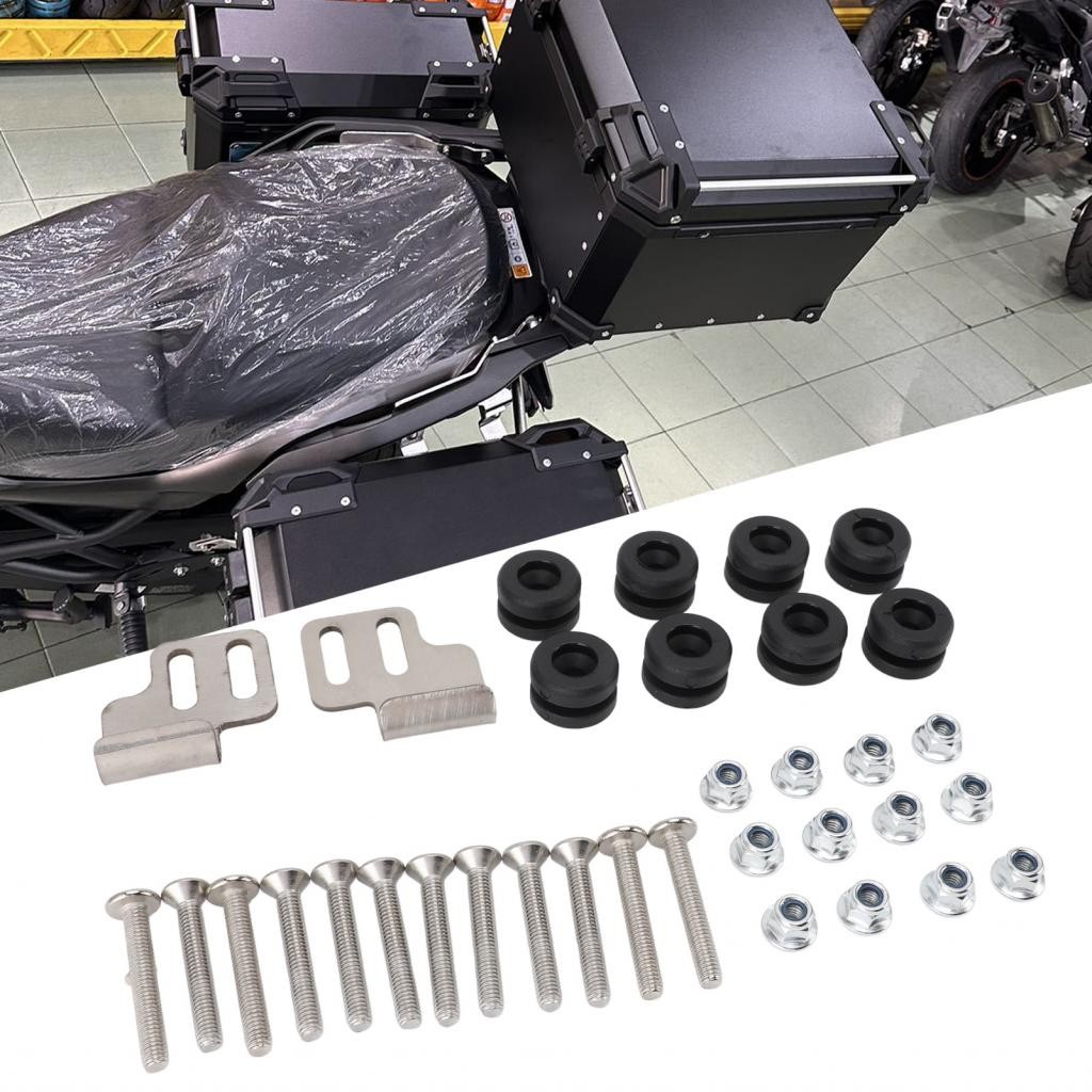 Ilike Motorcycle Top Case Mounting Kit Hardware with Screws Luggage ...