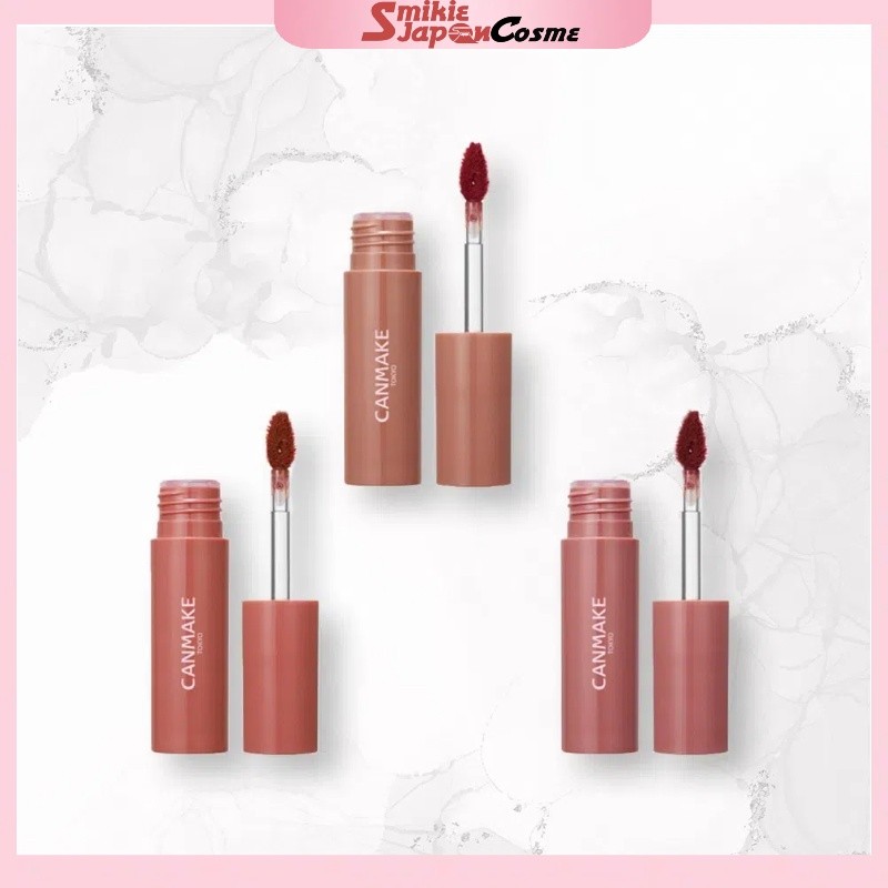 CANMAKE Glass Tint Syrup - Tender Coral, Iconic Rose, Gentle Beige ...