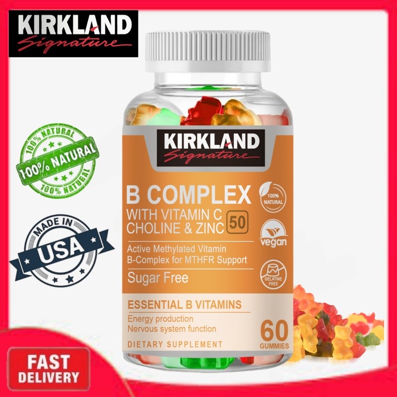 KIRKLAND B Complex Gummies help support energy and nervous system and ...