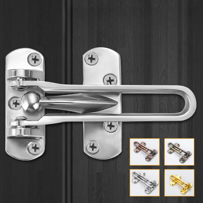 Stainless Steel Anti-theft Buckle Lock Door Bolt Safety Buckle Safety ...