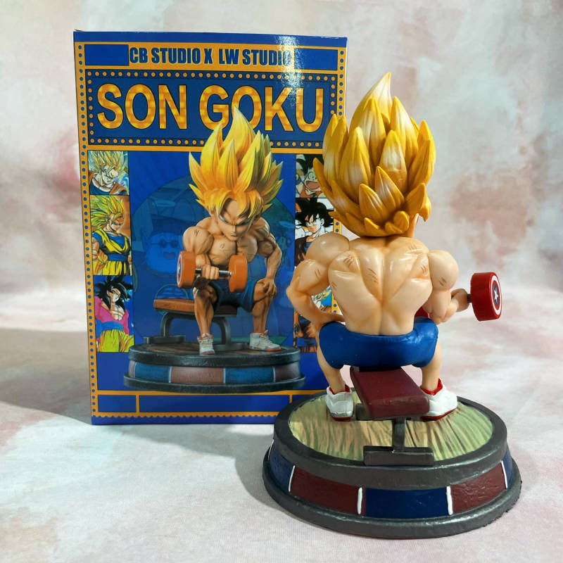 Dragon Ball Saiyan Sitting Posture Fitness Wukong Limited Q Version ...