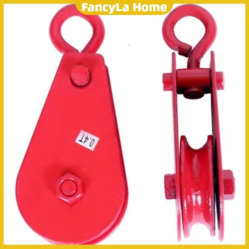 50kg-400kg Mini Snatch Pulley Block Cable Steel Wire Rope Wheel, Pulley ...