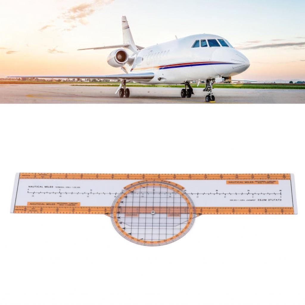 Supergoodsales Plastic Aviation Computer Orange Circular Slide Ruler ...