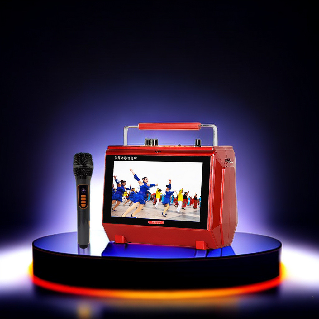 Mobile Video Camera Outdoor KTV Karaoke Machine Square Dance Sound Card ...