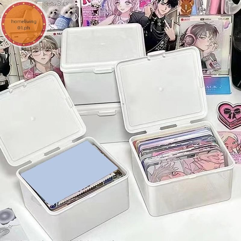 homeliving01 Korean Transparent Storage Box Blind Box Card Photocard ...