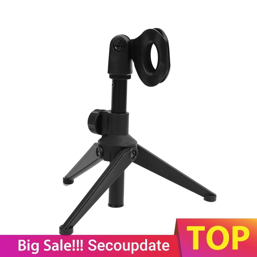 Desk Capacitive Microphone Stand Universal Table Mic Tripod Adjustable ...