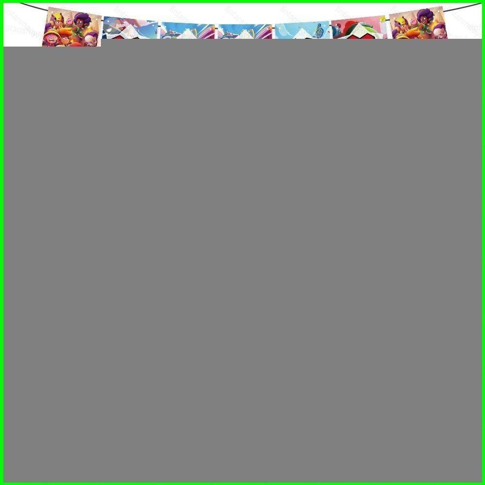 Brawl Stars Theme kids birthday party decorations banner cake topper ...