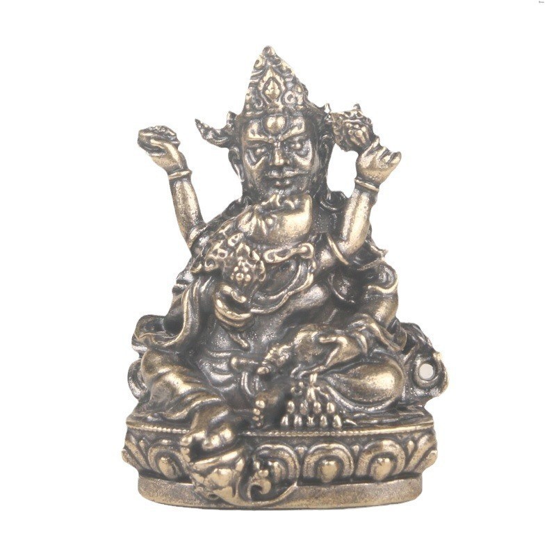 Yueying 2024 Retro Brass Tibetan Tantric Buddha Statue Red God of ...