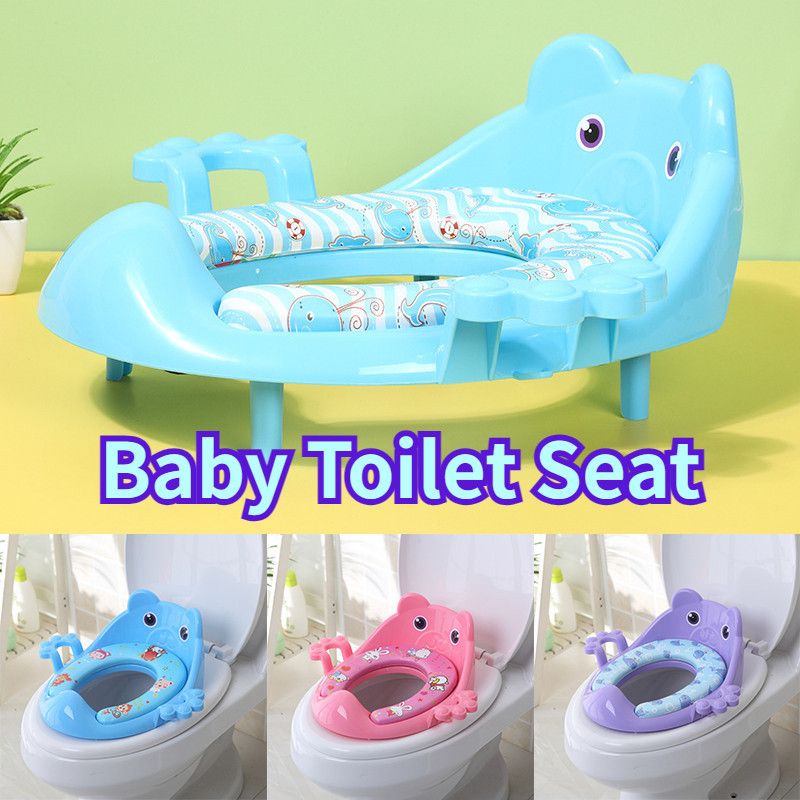 Kid Toilet Seat Potty Seat Training Toilet Bowl with Armrest Toilet ...