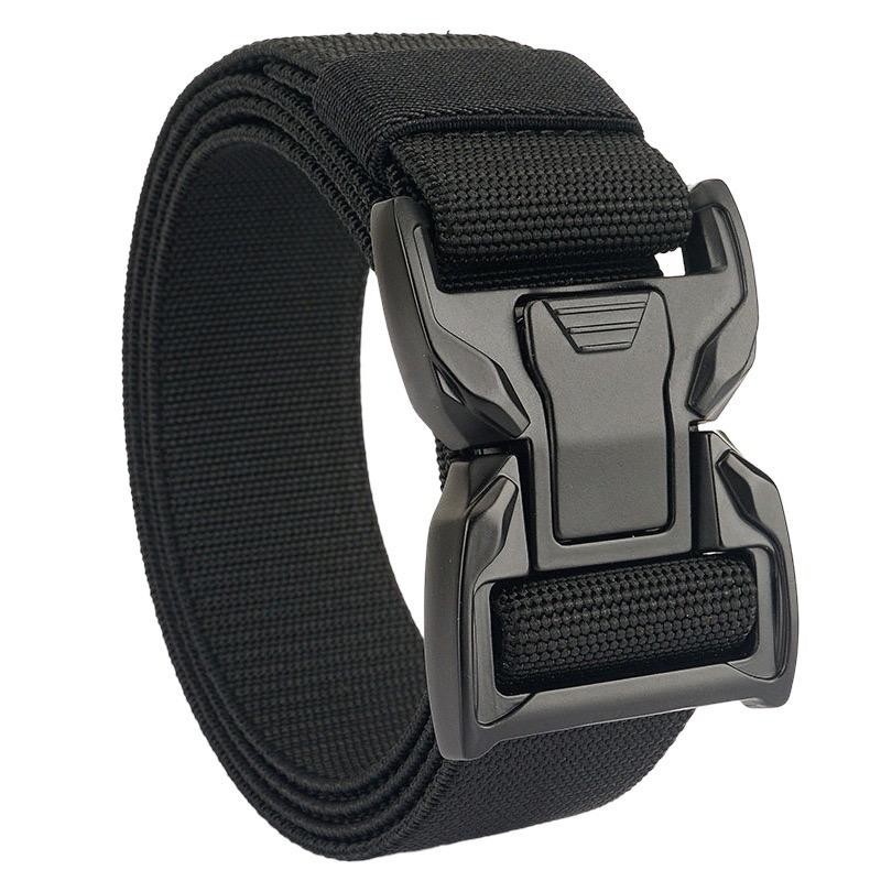 Quick release buckle men's tactical belt sports outdoor canvas belt ...